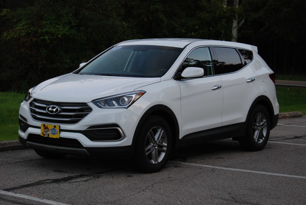 2018 Hyundai Santa Fe Sport White – SOLD! – Karr's Cars